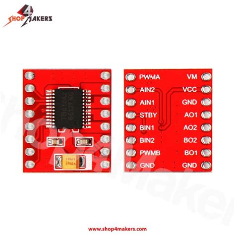 Module De Pilotage De Moteur Tb6612fng Shop4makers Maroc