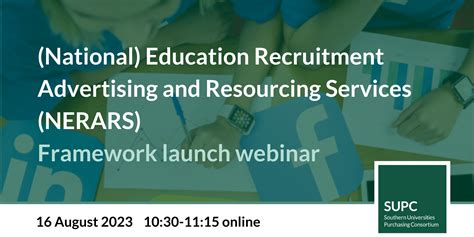 Supc Nerars Framework Launch Webinar Supc