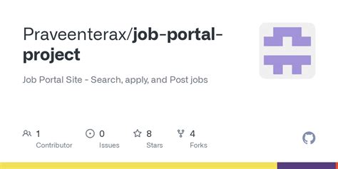 Github Praveenteraxjob Portal Project Job Portal Site Search Apply And Post Jobs