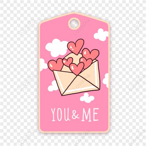 사랑 봉투 흰 구름 일러스트 핑크 라벨포도 수확초대 Png 일러스트 무료 다운로드 Lovepik
