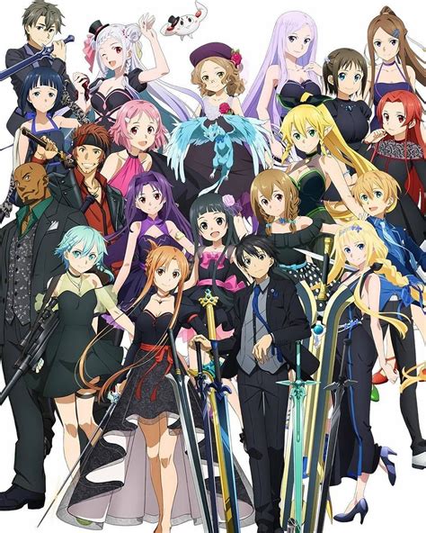 Sword Art Online Characters Names Printable Word Searches