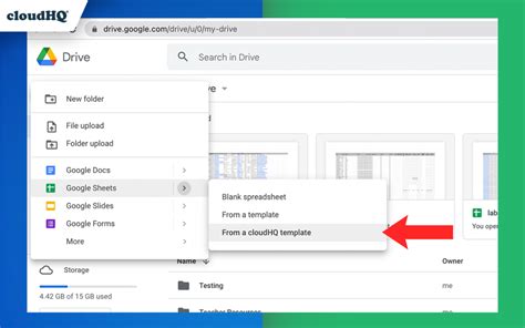 How To Use Google Sheets Templates CloudHQ