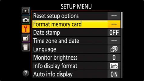 How To Format SD Card In Nikon D