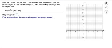Solved Given The Function F And The Point Q Find All Points Chegg