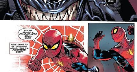 Spidey Gets Defensive About The Size Of His Brains Routofcontextcomics