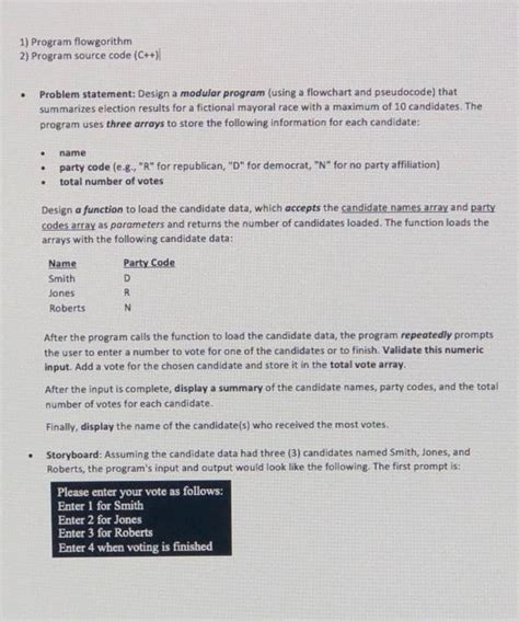 Solved 1 Program Flowgorithm 2 Program Source Code C