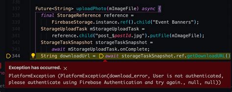 Dart Platform Exception User Is Not Authenticated Please Authenticate Using Firebase