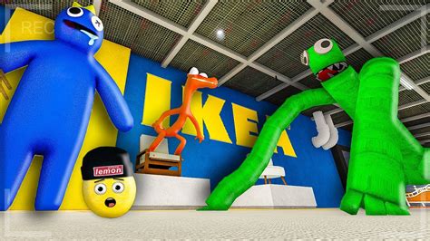 НОЧЬЮ В ИКЕИ ВЫЛАЗЯТ РАДУЖНЫЕ ДРУЗЬЯ В ГАРРИС МОД НУБАСТЕР Youtube