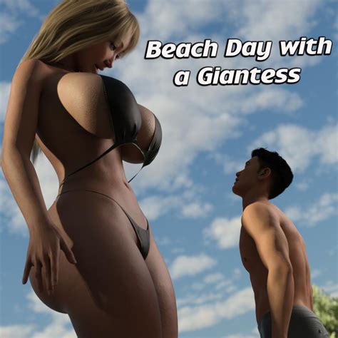 Beach Day With A Giantess By Ariagts