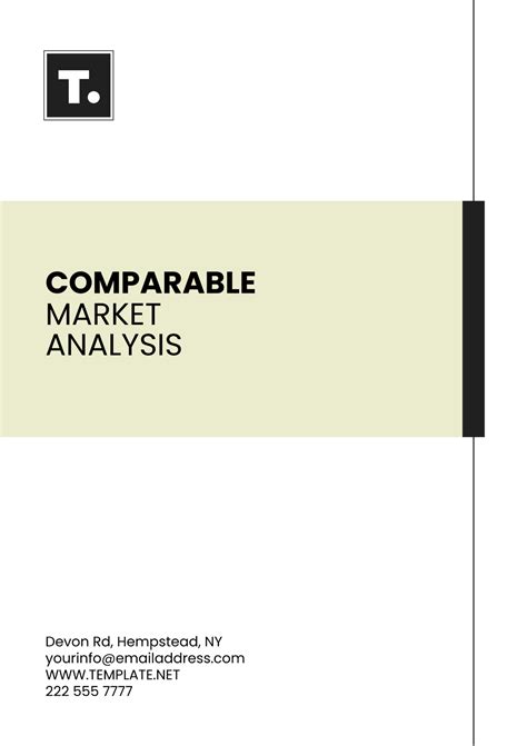 Free Comparable Market Analysis Template To Edit Online