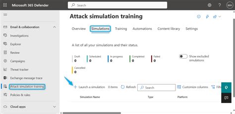 attack simulation training with microsoft defender