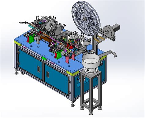 【非标数模】dmi连接器一出二自动组装机3d数模图纸 Solidworks设计solidworks 仿真秀干货文章
