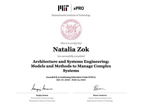 Natalia Zok On Linkedin Systemsengineering Mitxpro Mbse Dsm Systemarchitecture 12 Comments