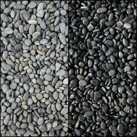 Exposed Aggregate Epoxy Pebble Seaside Black 38 Cascade Stoneworks