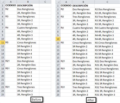 Excel 2010 Macro Concatenate Cells That Have Different Number Of Rows