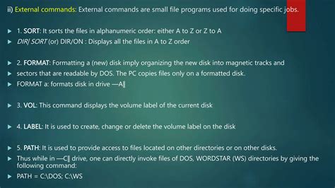 10 Ms Dos And Its Commandspptx Related To Pptx Operating Systems