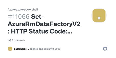 Set Azurermdatafactoryv2linkedservice Status Code Badrequest · Issue 11066 · Azure