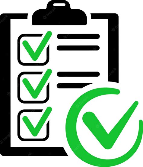 Premium Vector Clipboard With Checklist Icon