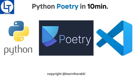 Python Environment Setup Poetry Poetry Crash Course Youtube