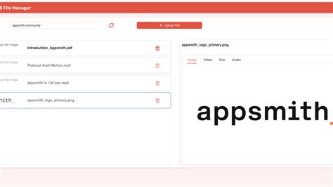 S3 File Manager Appsmith Community Portal