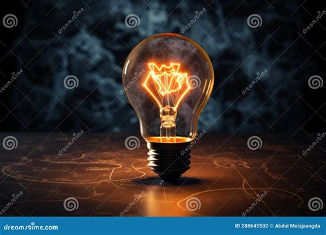 Innovation Inspiration A Chalk Drawn Lightbulb Symbolizes A World Of Ideas Stock Illustration
