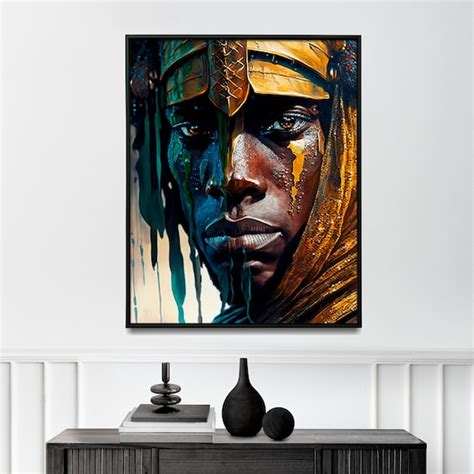 African Warrior Art
