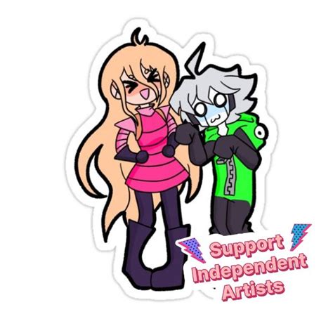 Invader Miu X Kiibo Sticker For Sale By Korumiis Danganronpa Characters Danganronpa Scene