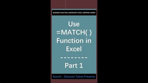 Match Function Formula How To Use Match Function In Excel Excel Match Formula Index