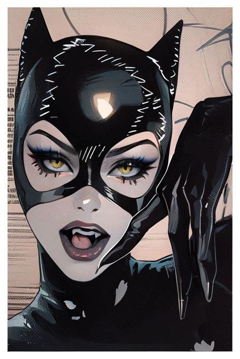 Catwoman Character Art Comic Art Catwoman