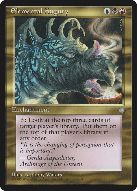 Elemental Augury Ice Age Regular For Sale Online Ebay