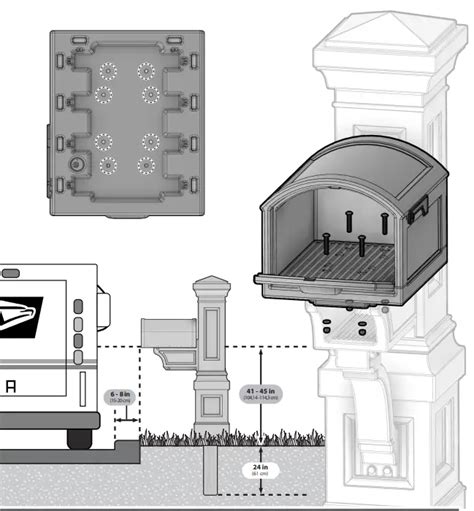 Step2 194557d01b Town To Town Xl Post Mount Mailbox Owners Manual