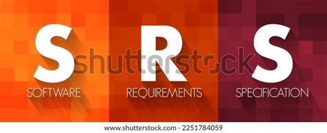 Srs Software Requirements Specification Description Software Stock Vector Royalty Free