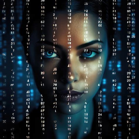 Premium Photo Digital Transformation Concept Binary Code Artificial