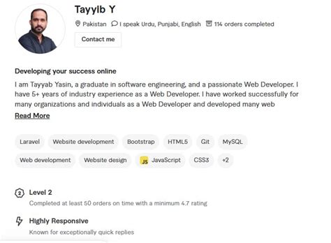 Tayyib Yasin On Linkedin Webdevelopment Laravel Fiverrseller