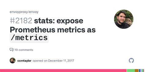 Stats Expose Prometheus Metrics As `metrics` · Issue 2182