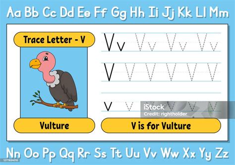 문자를 추적합니다 쓰기 연습 아이들을위한 워크 시트를 추적할 수 있습니다 알파벳을 알아봅니다 귀여운 캐릭터 벡터 그림입니다 만화 스타일 0명에 대한 스톡 벡터 아트 및 기타