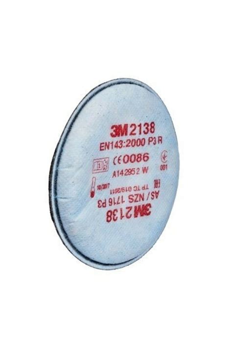 3M 2138 P3 Organik Ozon Gaz Buhar Filtresi 10 ÇİFT