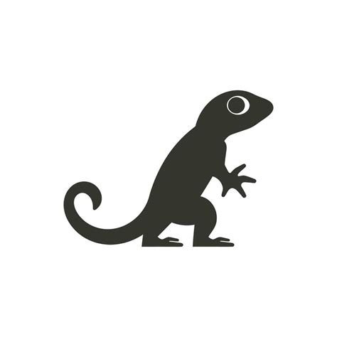 Lizard Icon On White Background Simple Vector Illustration 34779399 Vector Art At Vecteezy