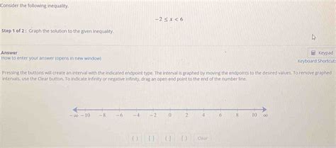 solved consider the following inequality 2≤ x