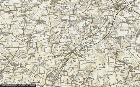 Historic Ordnance Survey Map Of Fiddlers Green 1901 1902