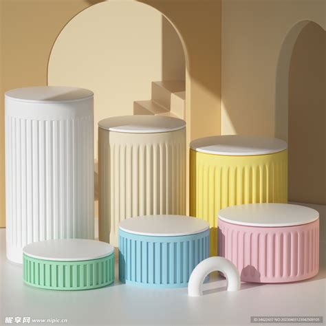 产品展示台设计图 淘宝装修模板 淘宝界面设计 设计图库 昵图网