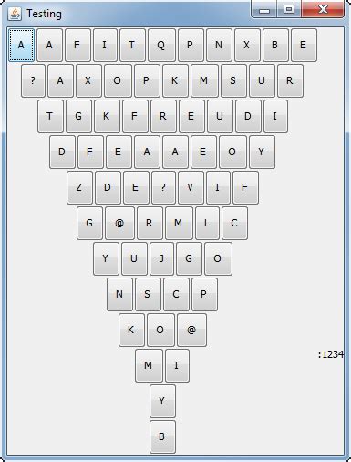 Java Adding A Jlabel In Relative Position To Buttons Stack Overflow