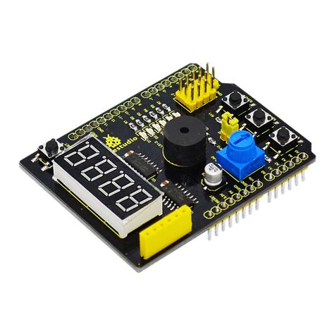 KEYESTUDIO Multi Purpose Shield V With Digit LED Display Module Buttons And Buzzer For