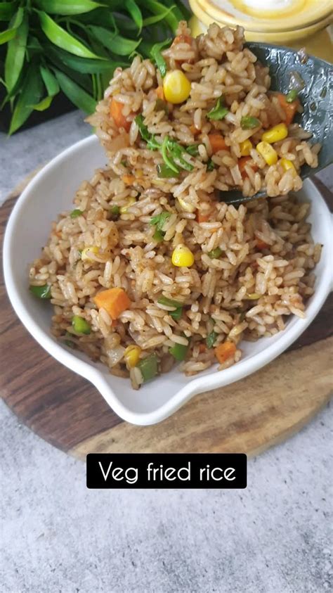 Delicious Veg Fried Rice Recipe Fried Rice With Vegetables Sweet