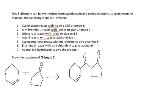 This 8 Diketone Can Be Synthesized From Cyclohexene And Cyclopentanone Using An Enamine Reaction