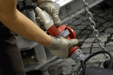 Six Phase Power Line Stock Photo Image Of Transmitting 169185292