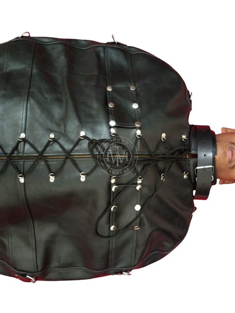Leather Bondage Body Bag Bdsm Sleep Sack