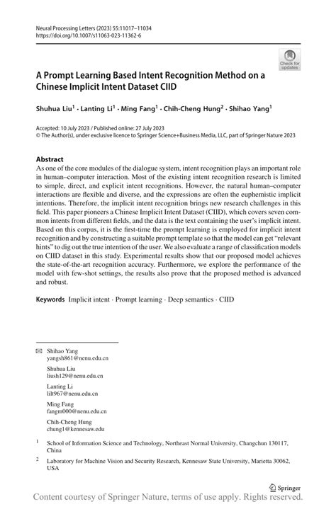 a prompt learning based intent recognition method on a chinese implicit
