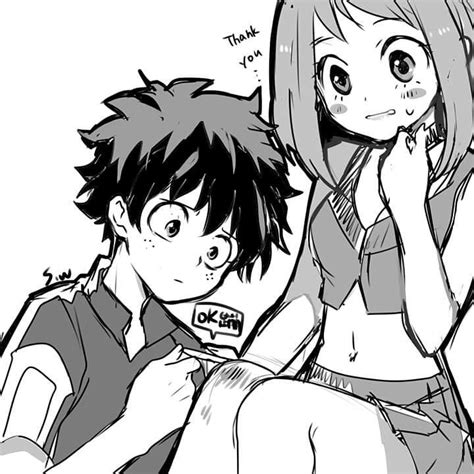 Imagenes Izuku X Ochako 💚🌸 Parejas De Anime Manga Dibujos Anime