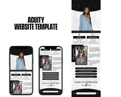 canva acuity scheduling template editable template white and black acuity